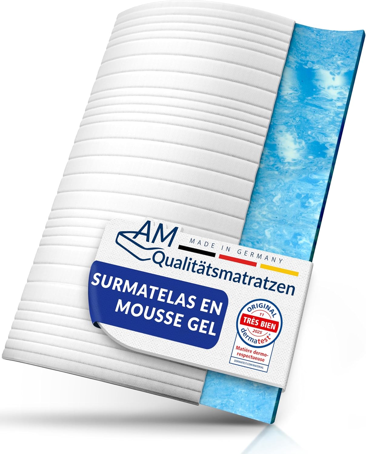 Surmatelas Gel 100x200, mousse à mémoire de forme | Leroy Merlin