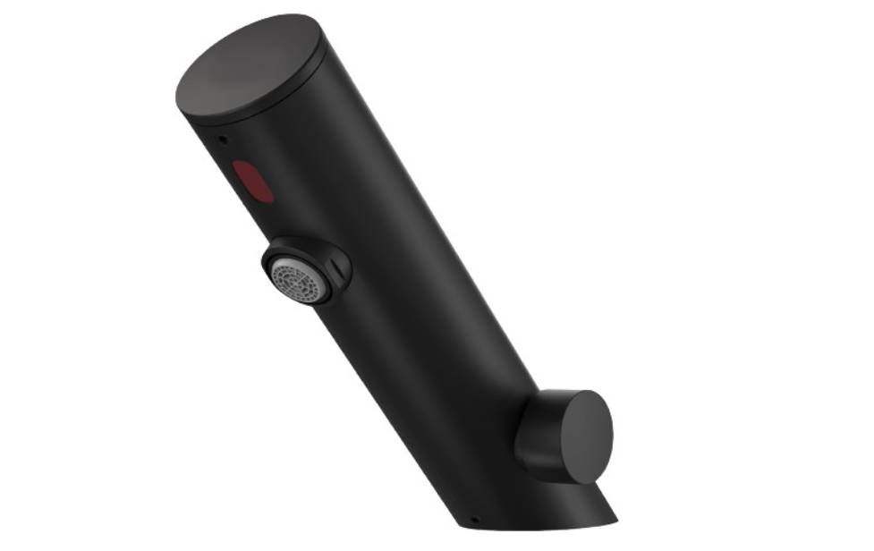 Mitigeur lavabo avec alimentation à commande électronique, couleur noir ...