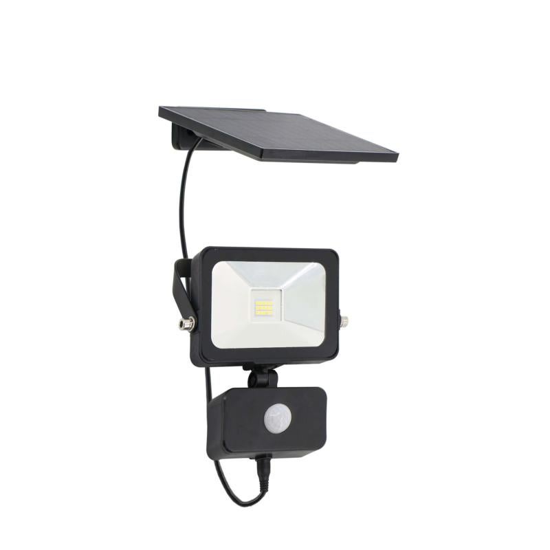 Projecteur Solaire LED 10W IP44 avec Détecteur de Mouvement et Panneau ...