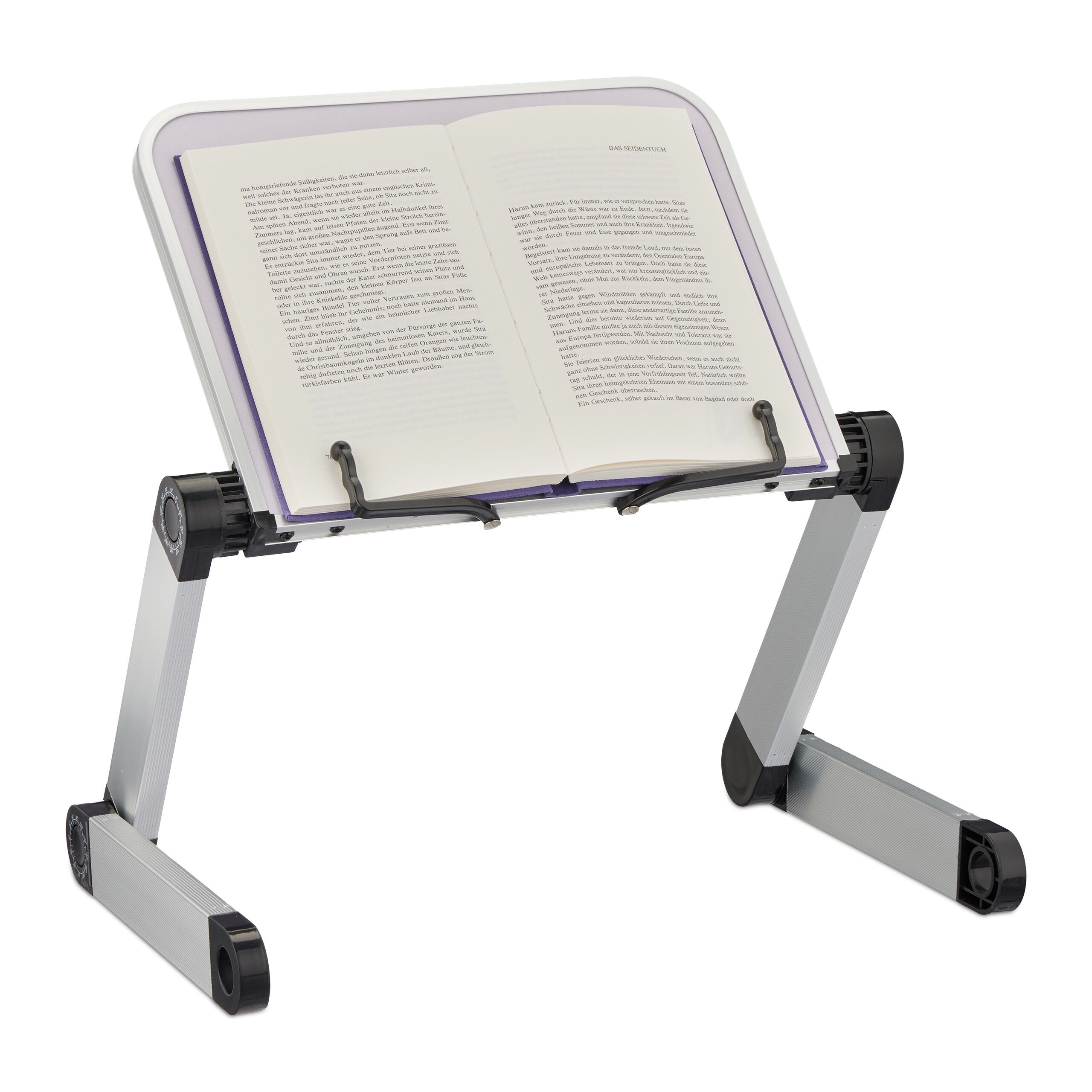 Relaxdays Atril para Libros, Soporte Lectura, Tablet o Portátil, Altura ...