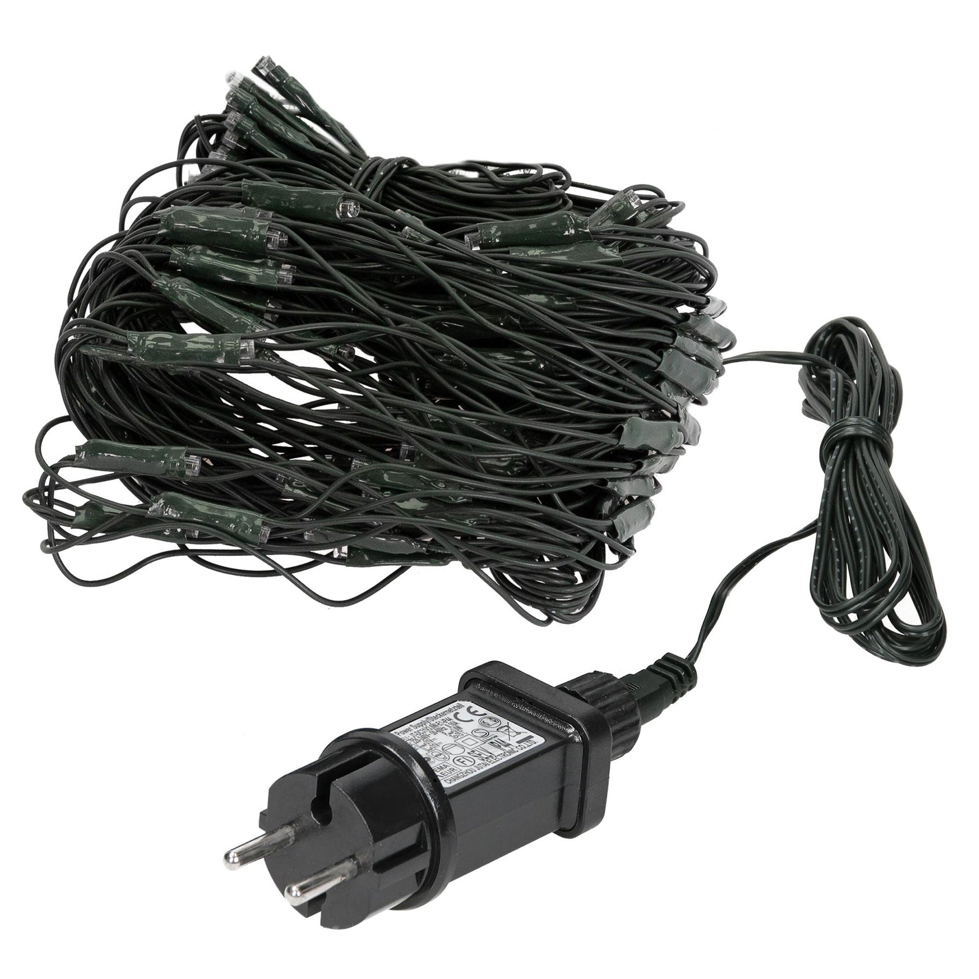 ECD Germany Led Siatka Swietlna Kurtyna Swietlna Lancuch Swiateczny Zimny Bialy 160 Led 2 M Do ...