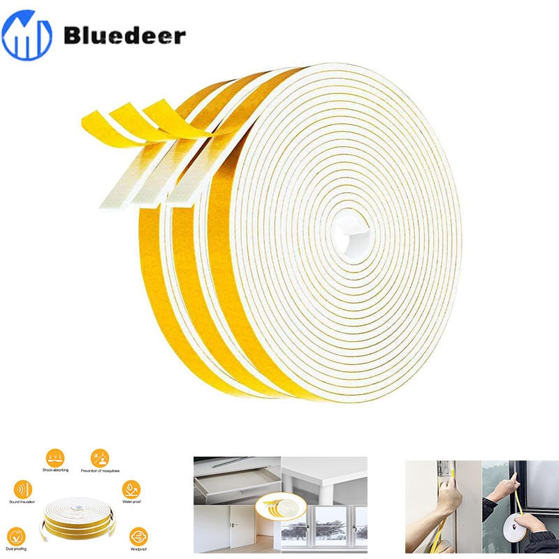 Joint Adhésif Fenêtre Porte 3 Rouleaux 2000mm x 30mm x 10m Joint en ...