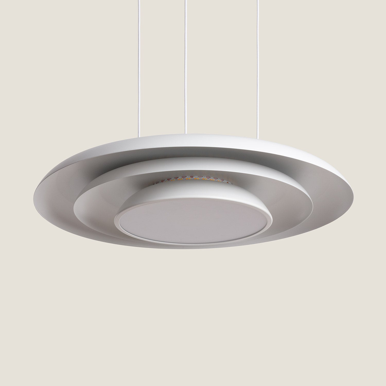 Lampara Colgante LED 24W Metal Ø400 mm CCT Seleccionable Handen Telmor ...