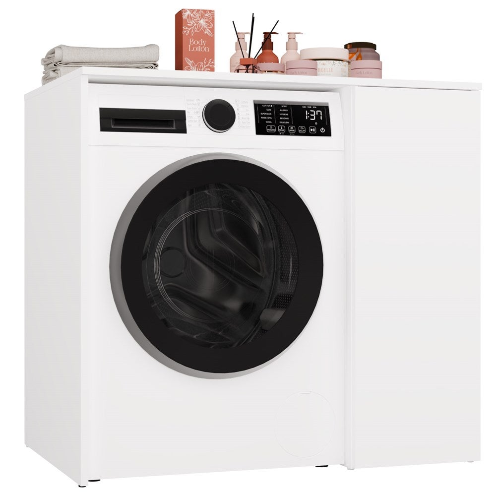 POLA NP 1D - Mobile porta lavatrice con ante - 2 ripiani - 95x88,5x64 ...