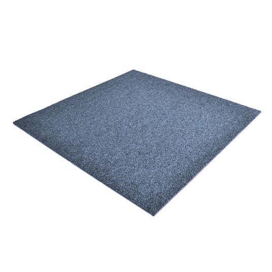 Moqueta en losetas bucle - Azul - Paquete de 5 m² | Leroy Merlin