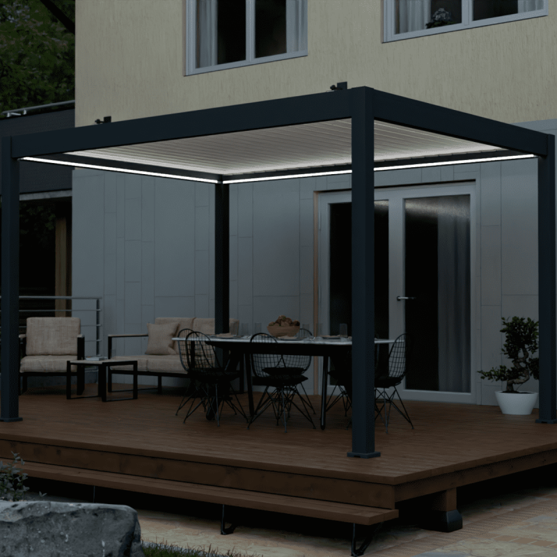 Kit LED pergola bioclimatica autoportante 3x4M | Leroy Merlin