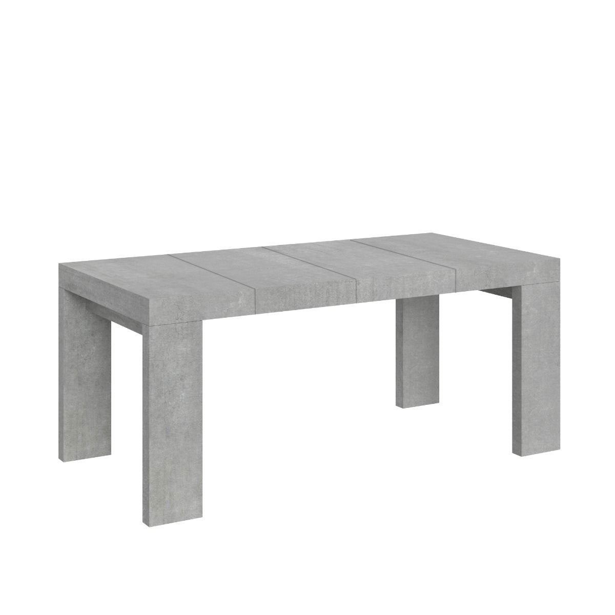 Table extensible Roxell Premium 140/400x90 cm en béton | Leroy Merlin