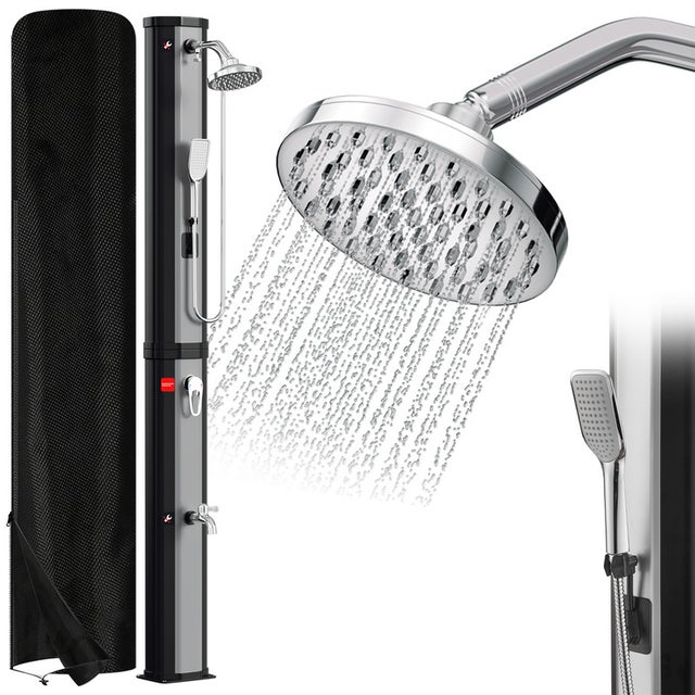 Douche exterieure solaire avec douchette au meilleur prix | Leroy Merlin