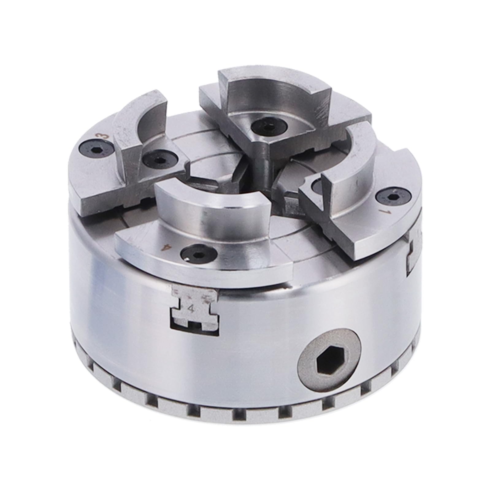 Mandril de torno autocentrante M40 de 4 pulgadas y 4 mordazas de metal ...