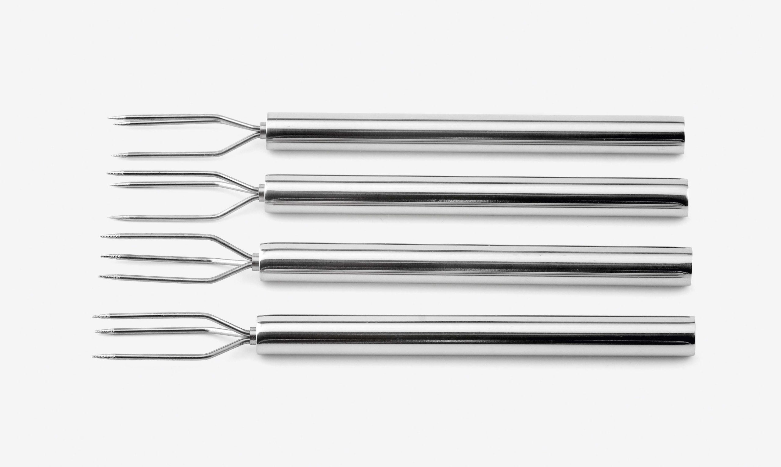 Weis - Set di 4 forchette per Patate bollite, in Acciaio Inox, Argento ...