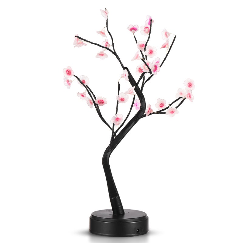 Cerisier artificiel 36 fleurs, décoration intérieure avec interrupteur ...