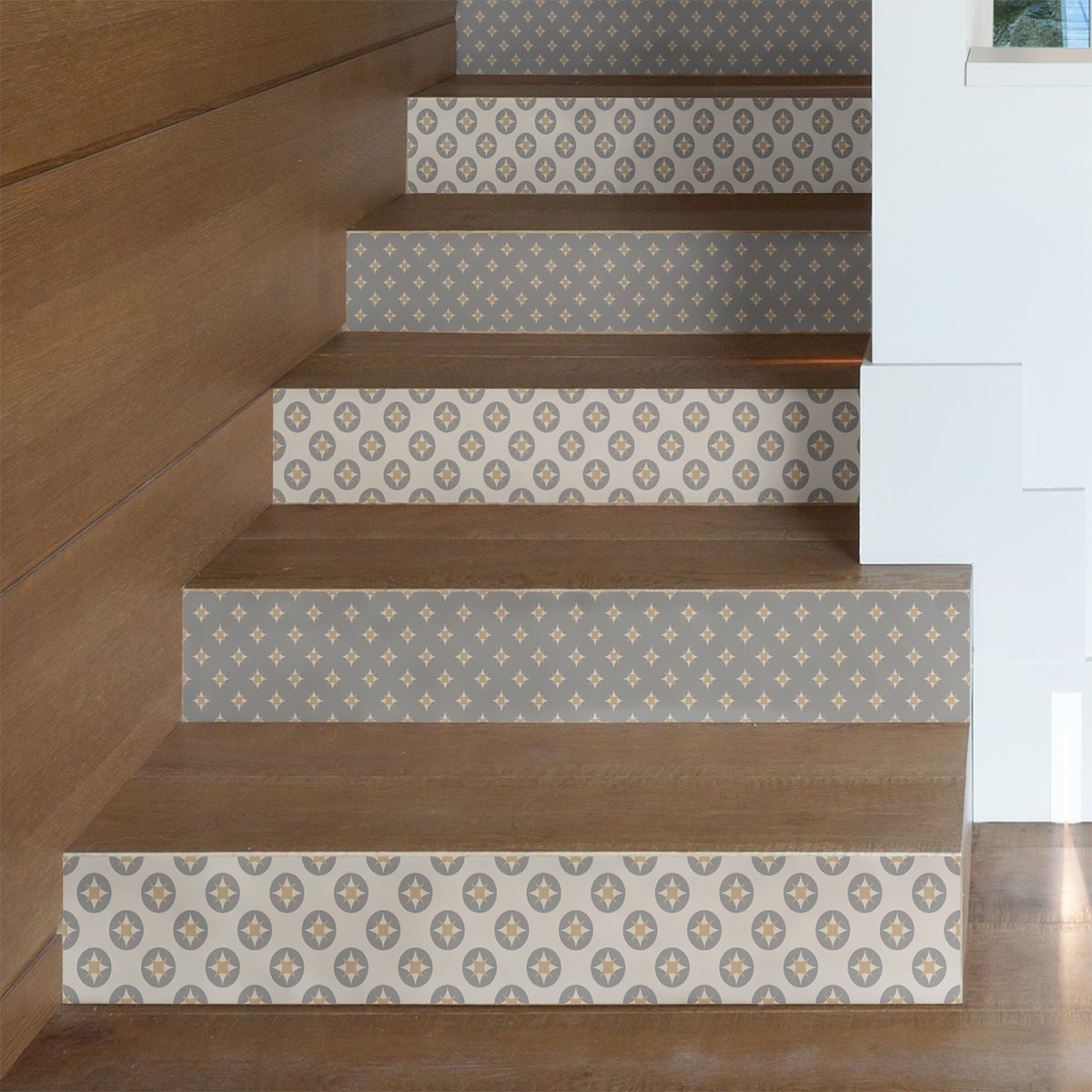 Stickers adhésifs escalier carrelages contremarche - KONRAD - 2 bandes ...