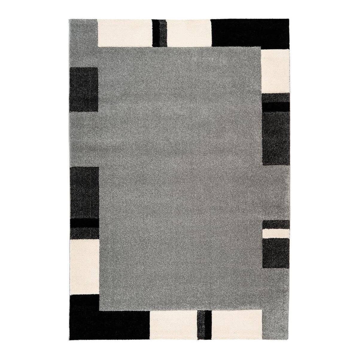 Tapis contemporaine en polypropylène Argenté 120x170 SKANOR | Leroy Merlin