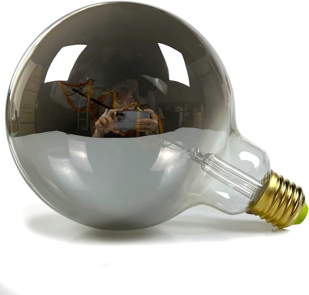 Edison classique Globe G125 incurvé LED Ampoule à filament Culot à vis ...