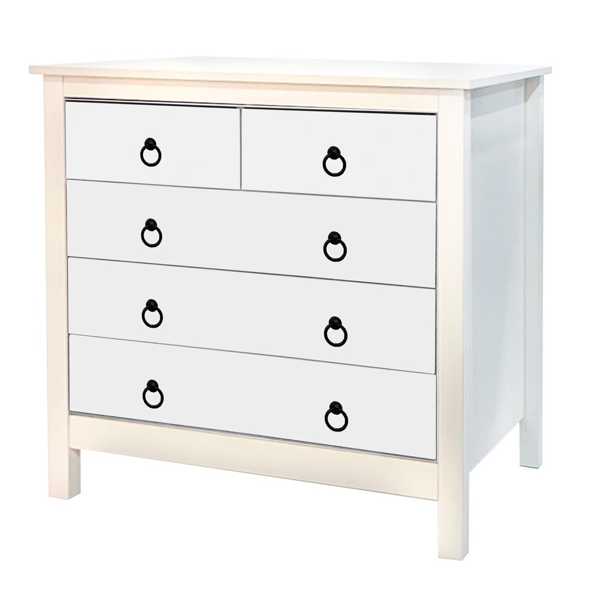 Commode 5 tiroirs Nordic 79 X 40 X H 80 Cm | Leroy Merlin