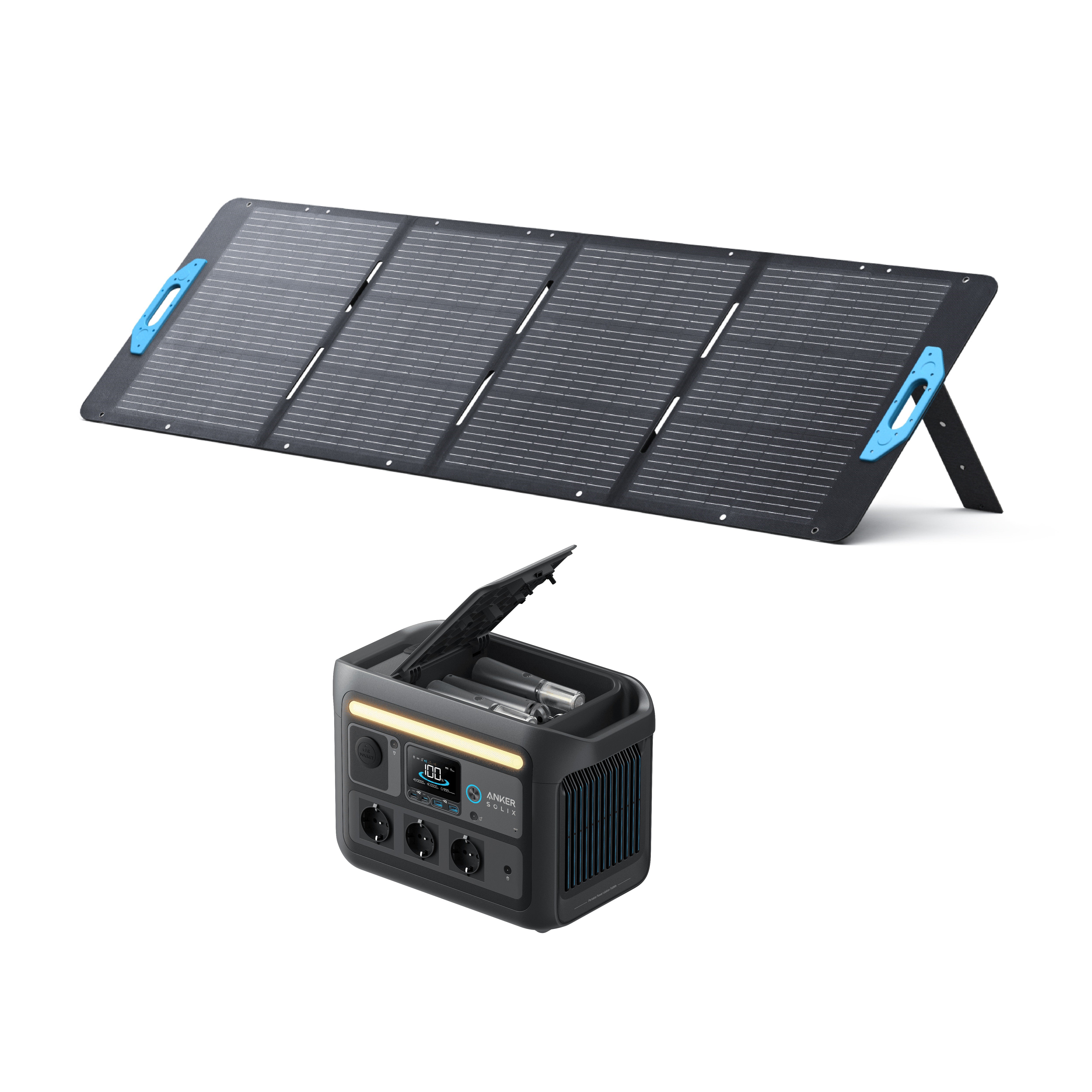 Kit Anker SOLIX C800X (C800 Plus) con Panel Solar 200W - 768Wh ...