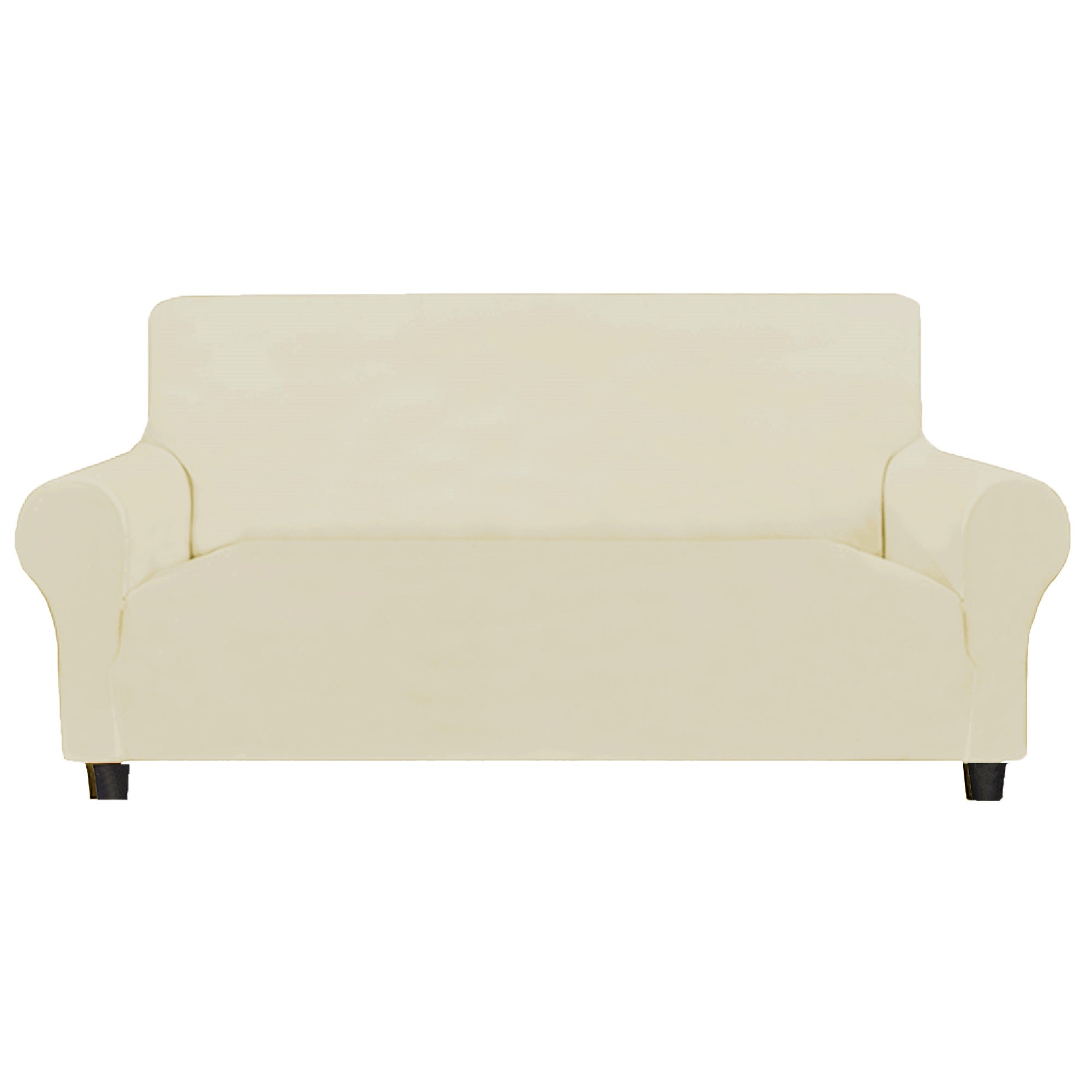 Funda de sofá elástica antimanchas 3 plazas ALBA Crudo | Leroy Merlin