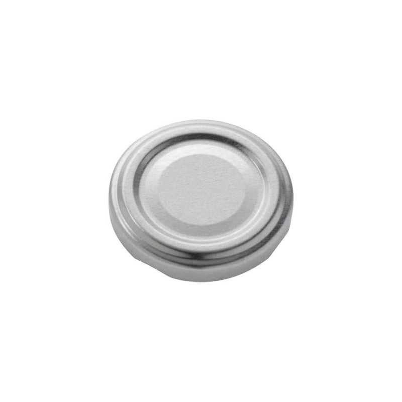 Capsules twist-off argentées Ø 38 mm – Lot de 100 – Pour conserves et ...
