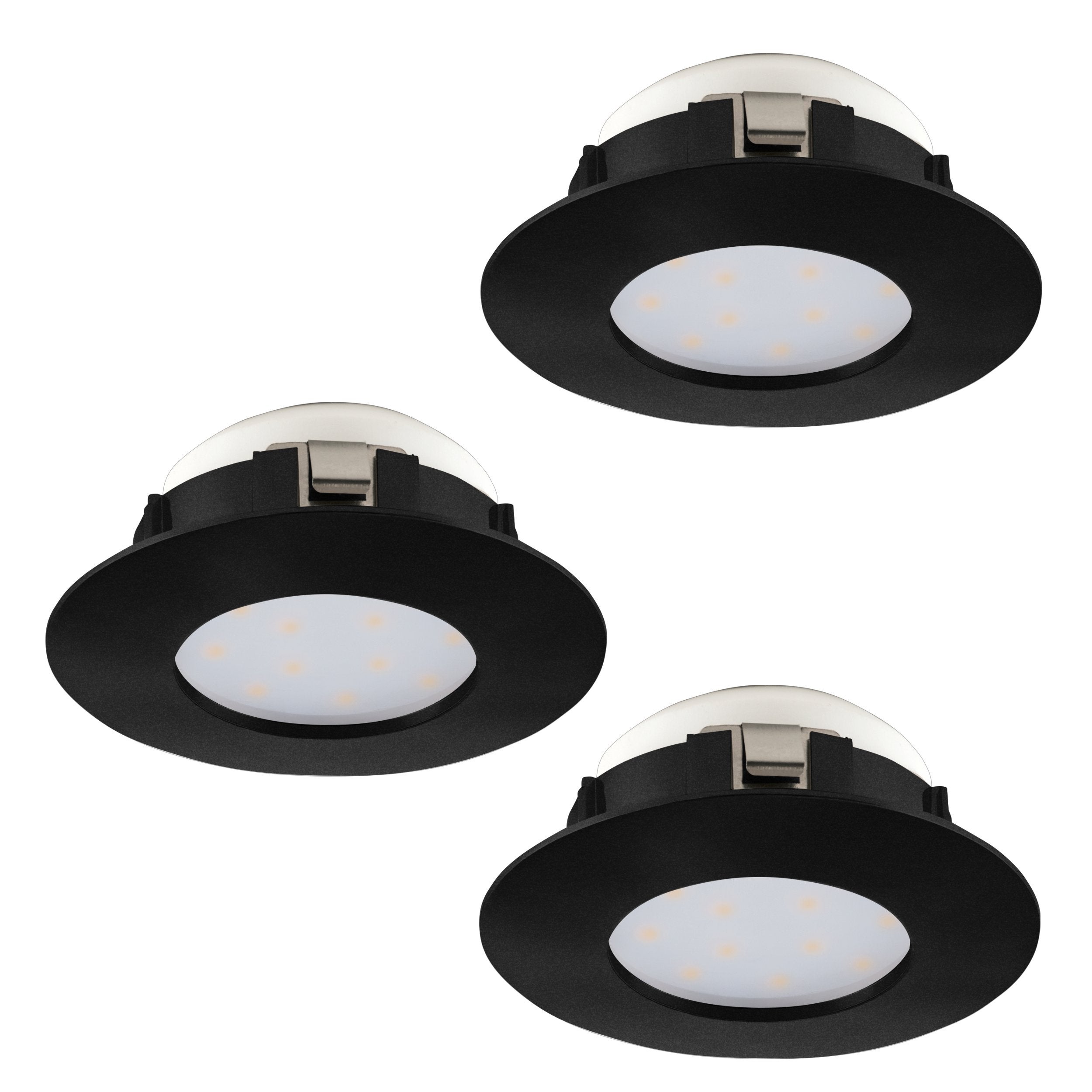 Luminaire encastrable PINEDA IP20, IP44 LED 3X4,9W en matière ...