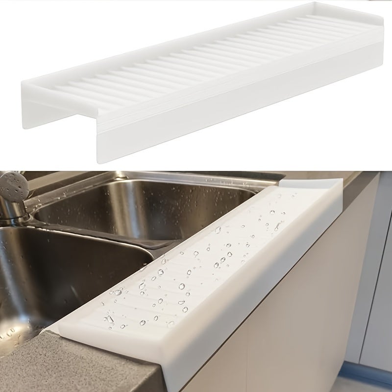 Protection de bord d'évier, 50,8 cm, acier inoxydable, quartz, marbre ...