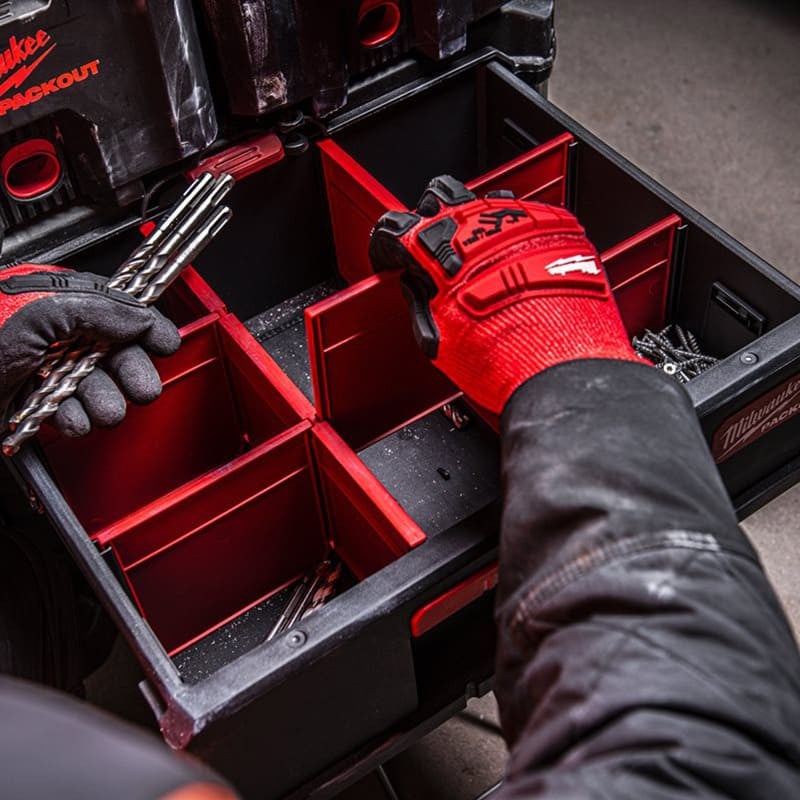 Coffret 2 tiroirs PACKOUT™ DRAWER TOOL BOX - MILWAUKEE 4932472129 ...