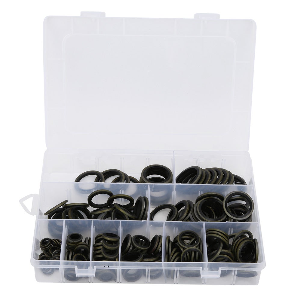 Kit de 180 joints de vis de vidange d'huile M6-M24 Kit de bagues d ...