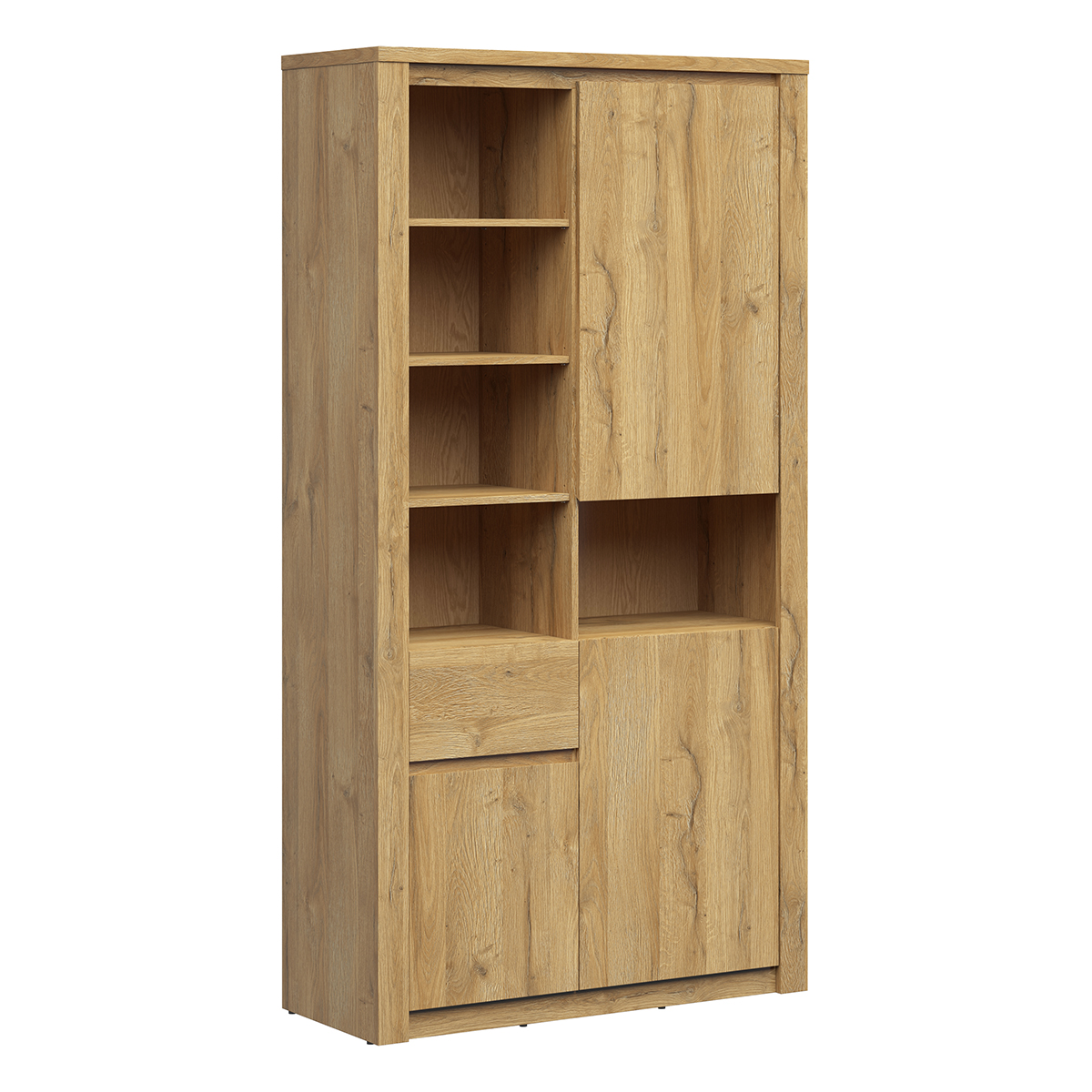 Librero 3 puertas y 1 cajón Ada Madera | Leroy Merlin