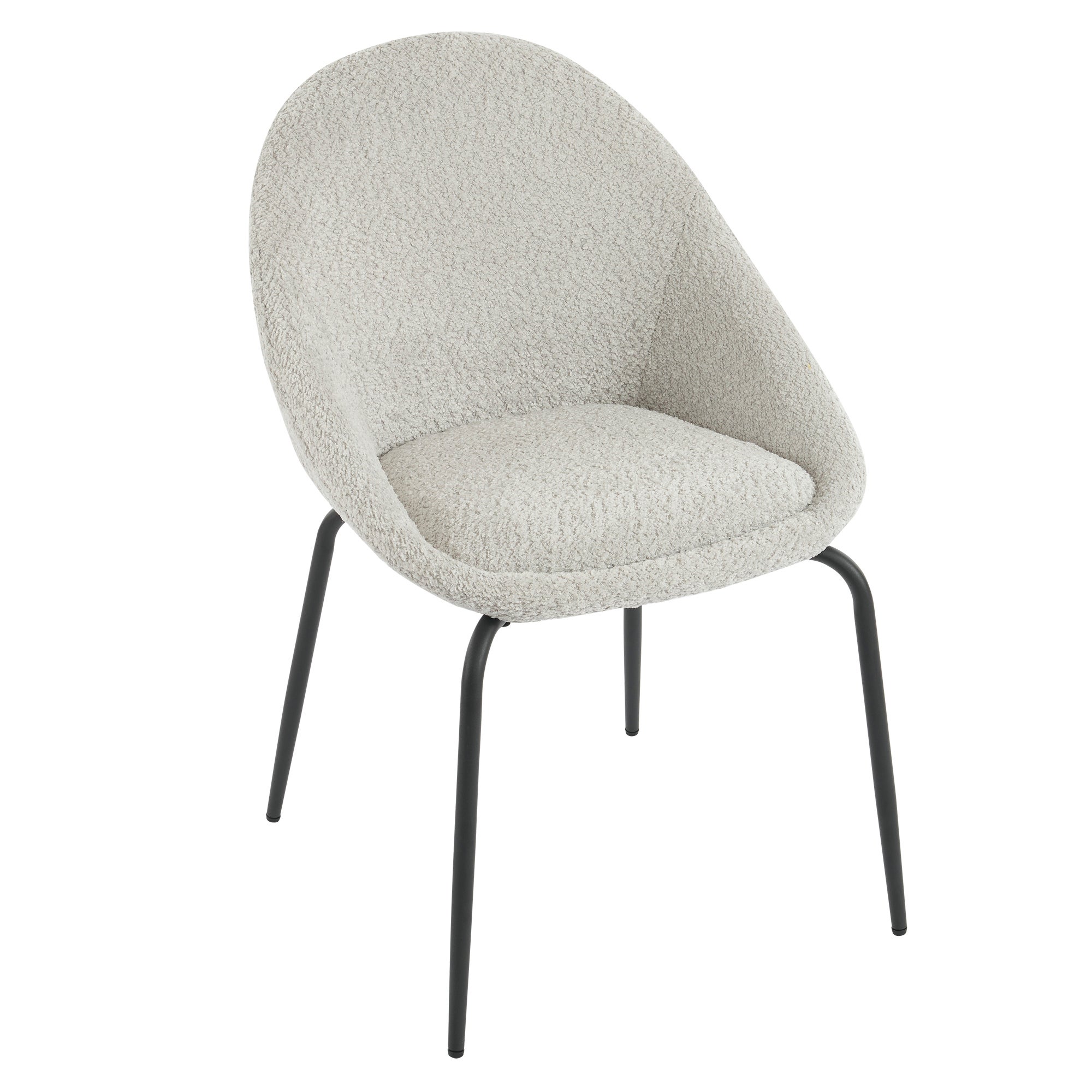 4 Piece Modern Curl Chair with Metal Frame and Adjustable Footrest for ...