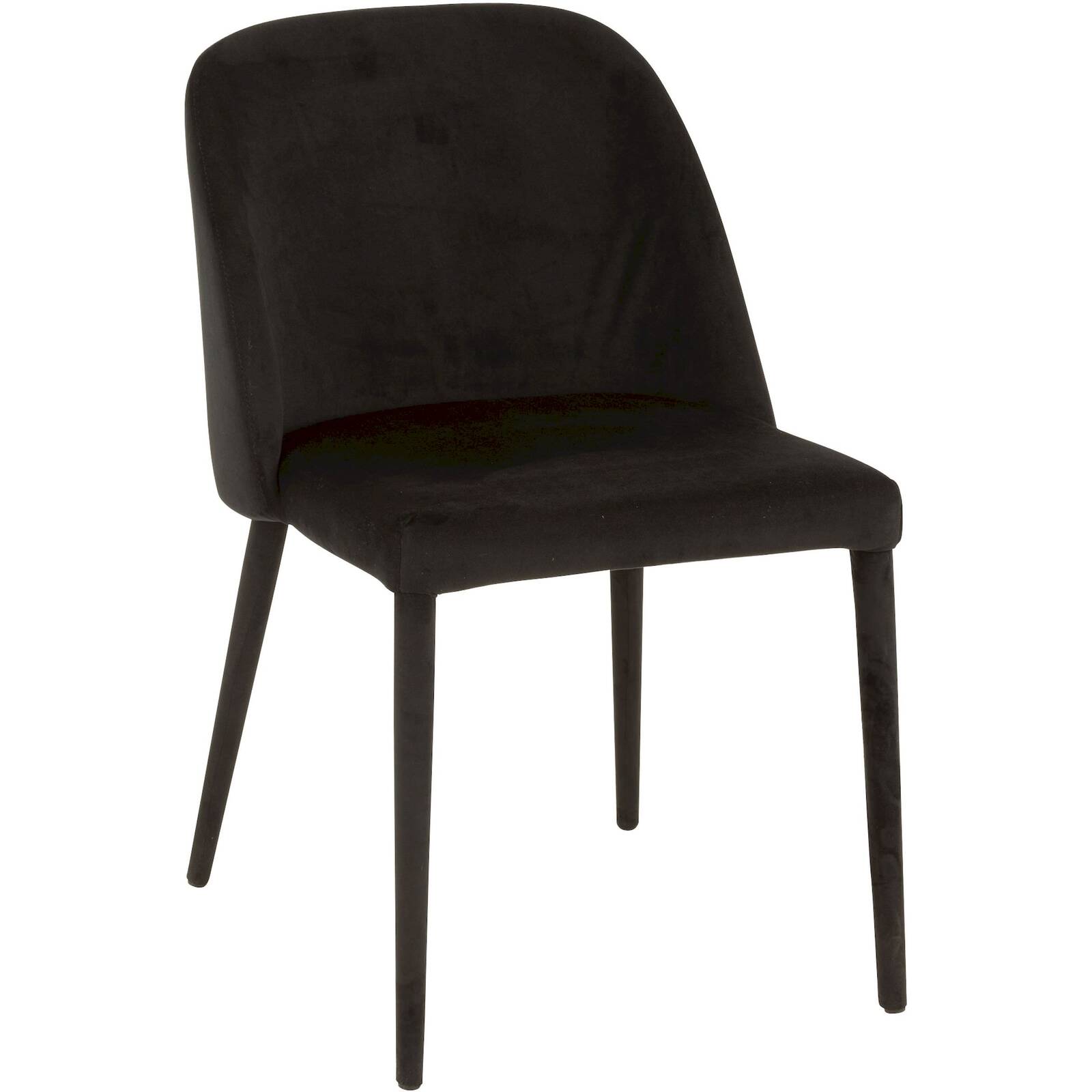 Chaise Gentry en Métal 58 x 51 x 80 cm Ebène | Leroy Merlin