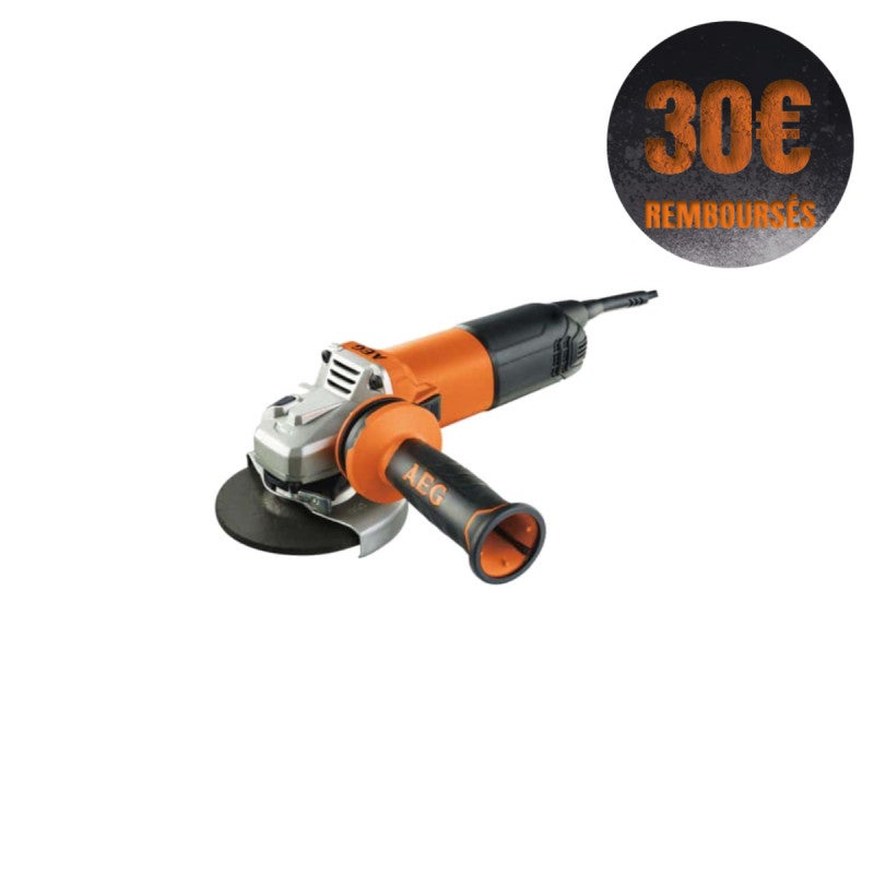 Meuleuse électrique AEG 1300W 125mm WS13-125SXEK | Leroy Merlin