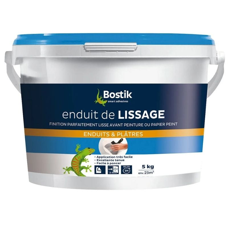 Enduit de lissage pâte 5kg BOSTIK | Leroy Merlin