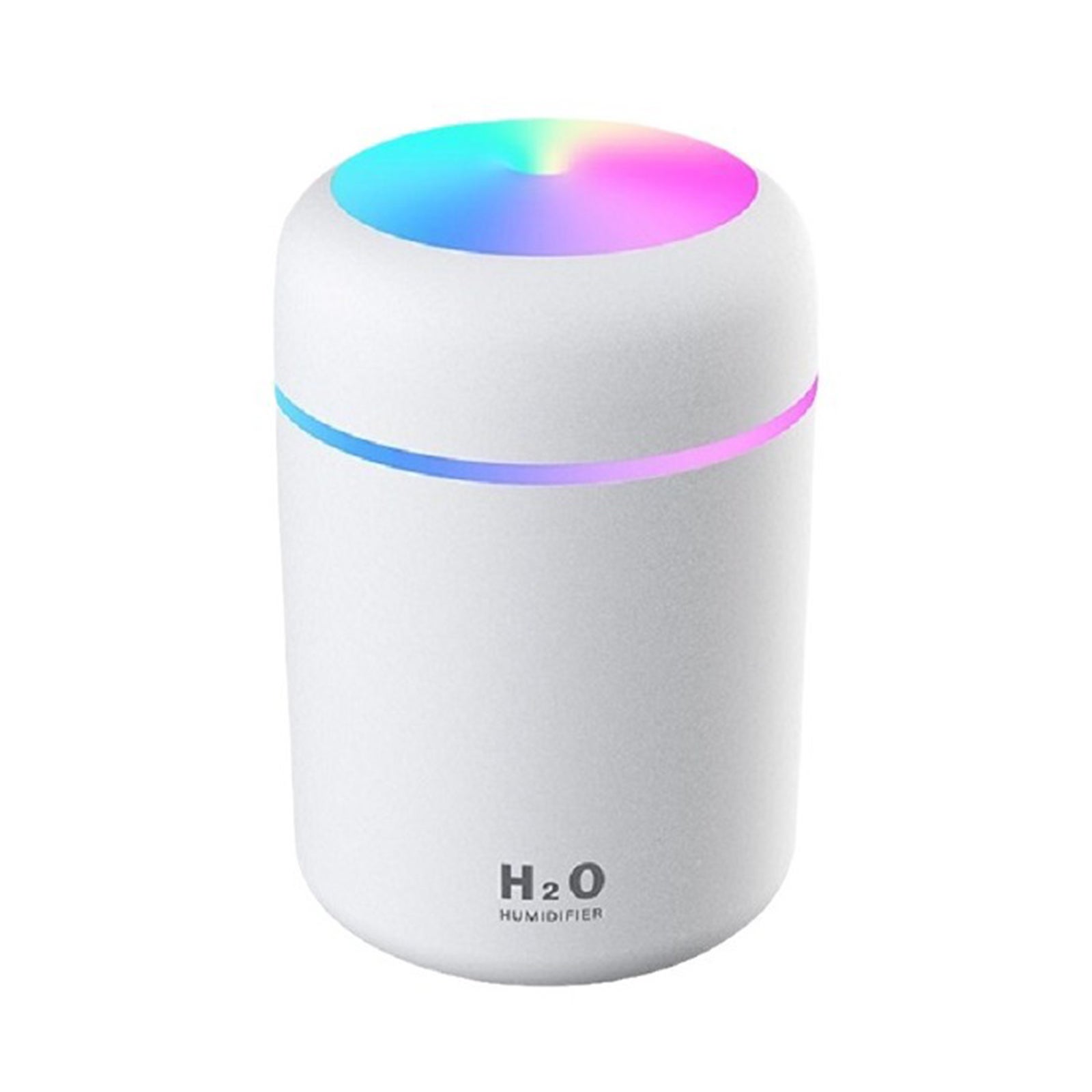Humidificateur d'air USB 300 ml portable, éclairage ambiant coloré ...