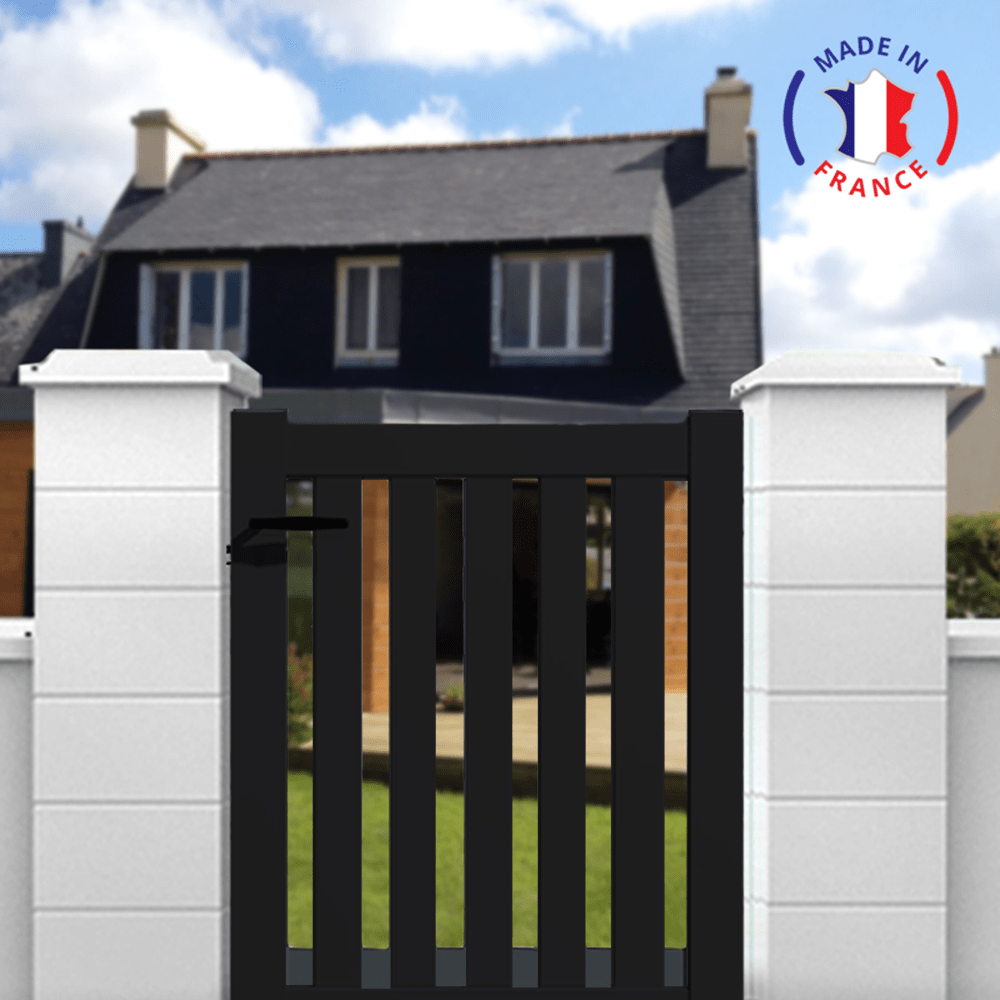 Portillon aluminium modèle ajouré en kit dimensions L.1000 (entre ...