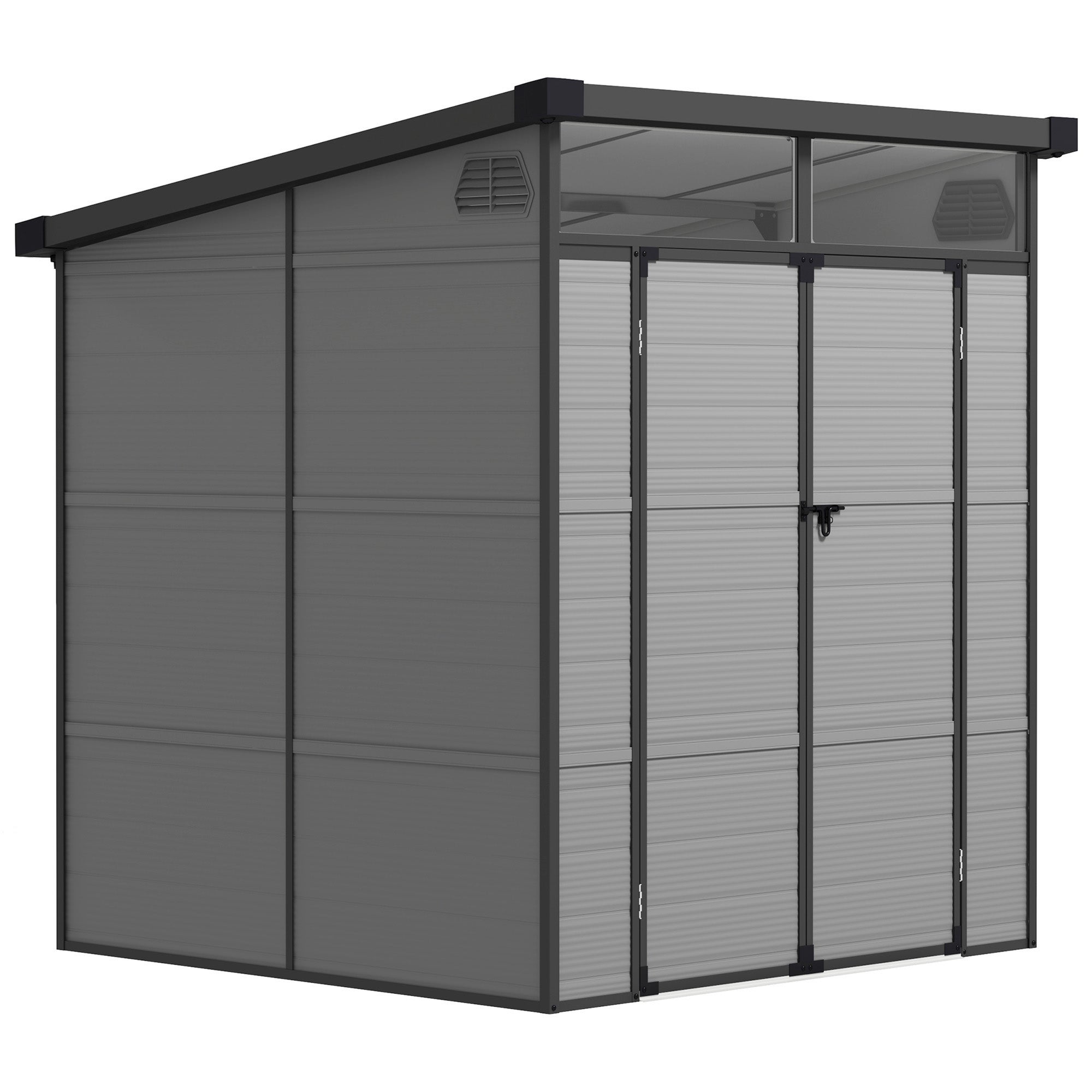 Abri de jardin en polypropylène 3,24 m² cabane de jardin avec double ...