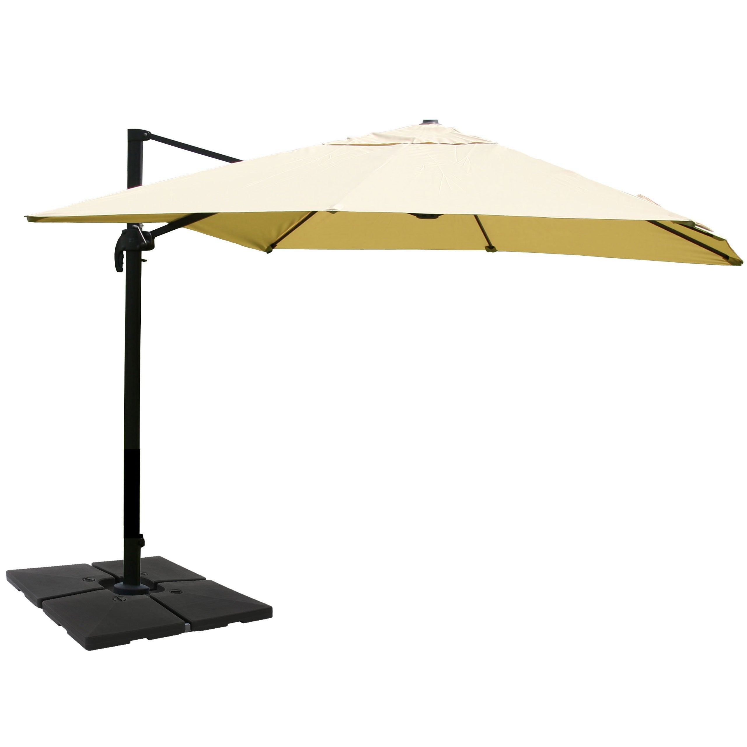 Parasol professionnel restaurant pour jardin terrasse 3x4m (Ø5m ...