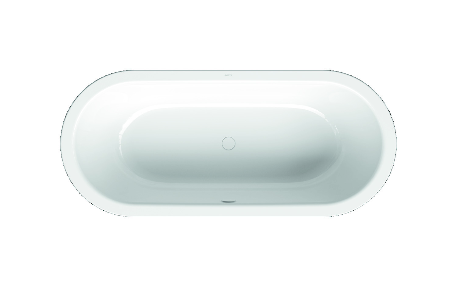 BetteStarlet Flair Oval, 188x88x42 cm, 8775-000AS, Color: blanco ...