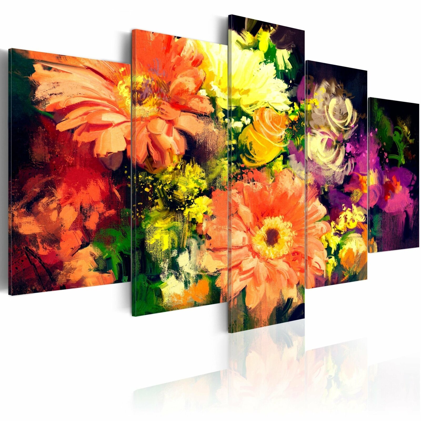 Tableau collage de printemps - 100 x 50 cm | Leroy Merlin