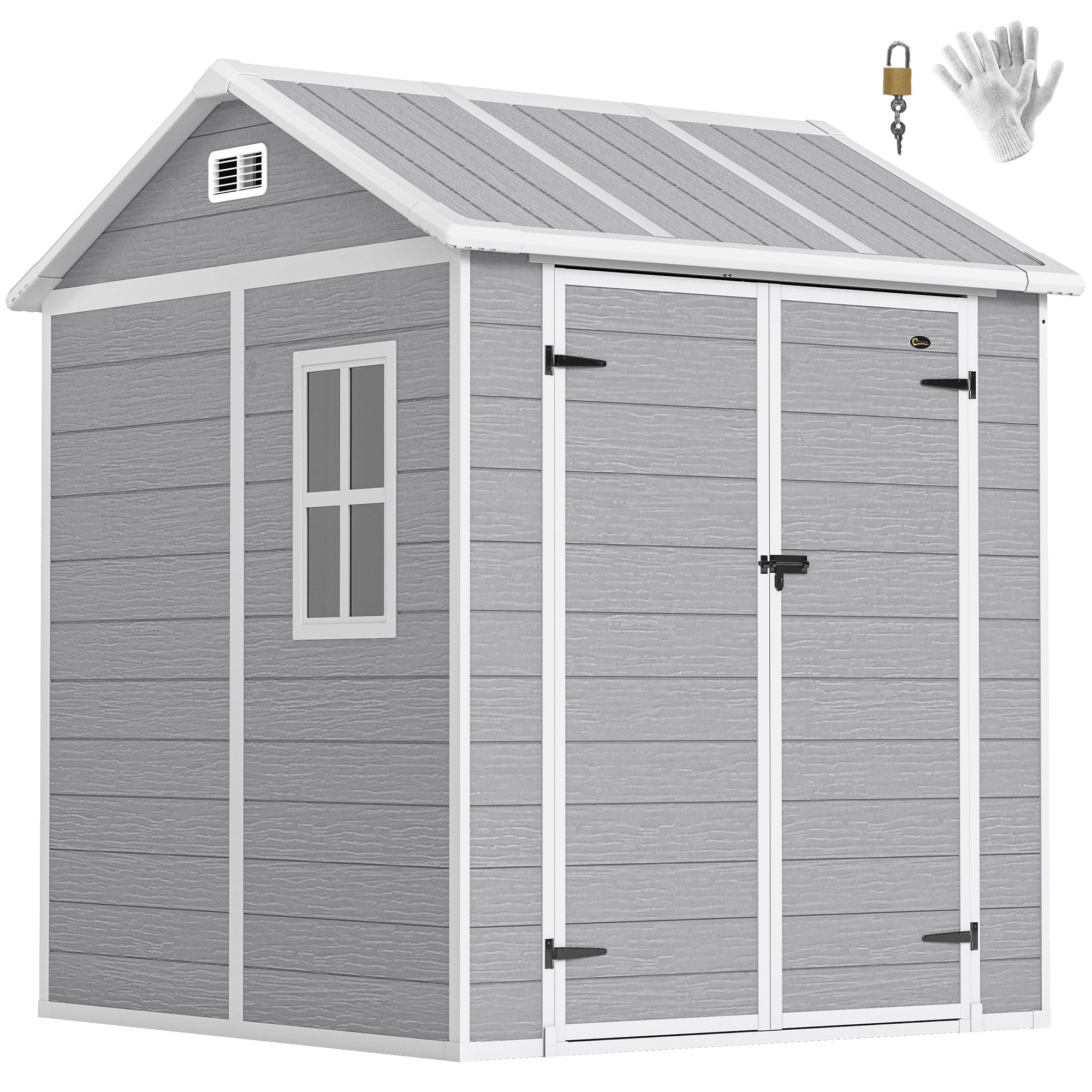 Abri de jardin, cabane de jardin avec fenêtre, porte verrouillable, en ...