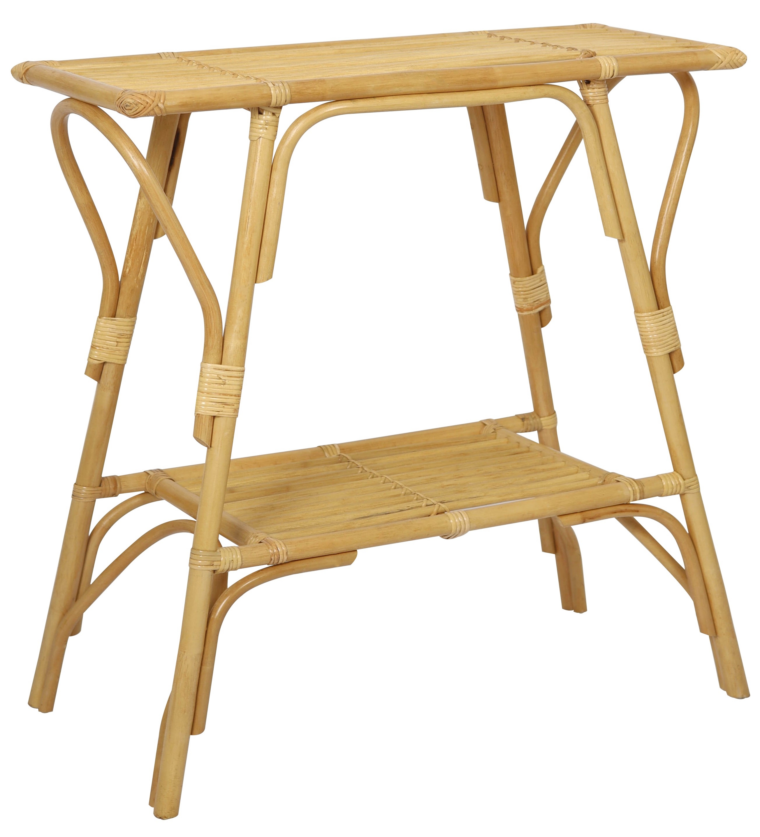 Nordlys - Console Table en Rotin Naturel Rotin Marron | Leroy Merlin