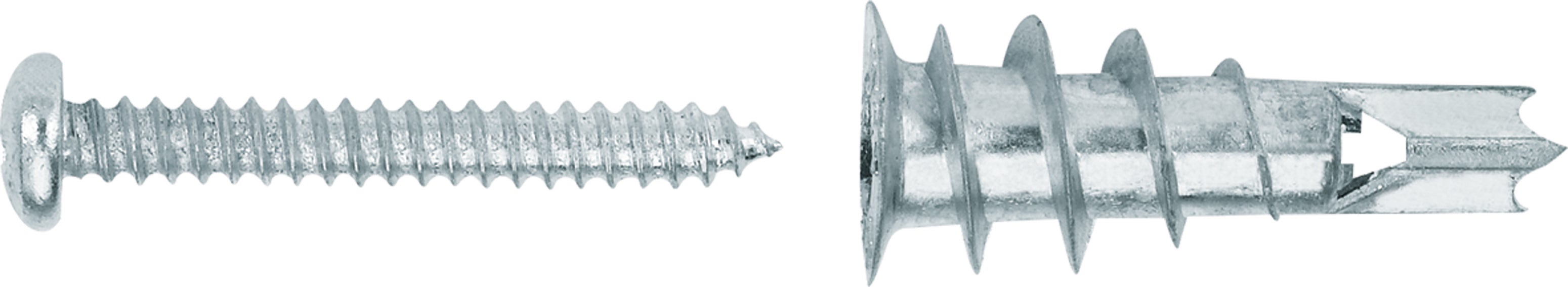 Cheville pour brique creuse et plaques de plâtre Ø 4.2x32 - Boîte de ...