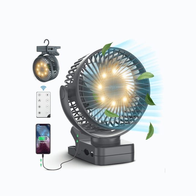 Ventilateur Vulpes Goods, Ventilateur de Table, Silencieux ...