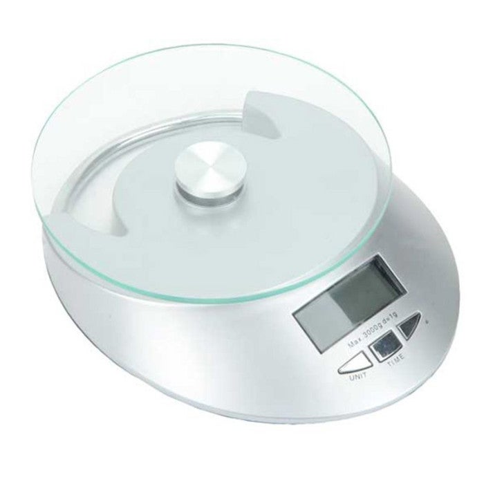 Balance de Cuisine Digital "Pesée" 16cm Argent | Leroy Merlin