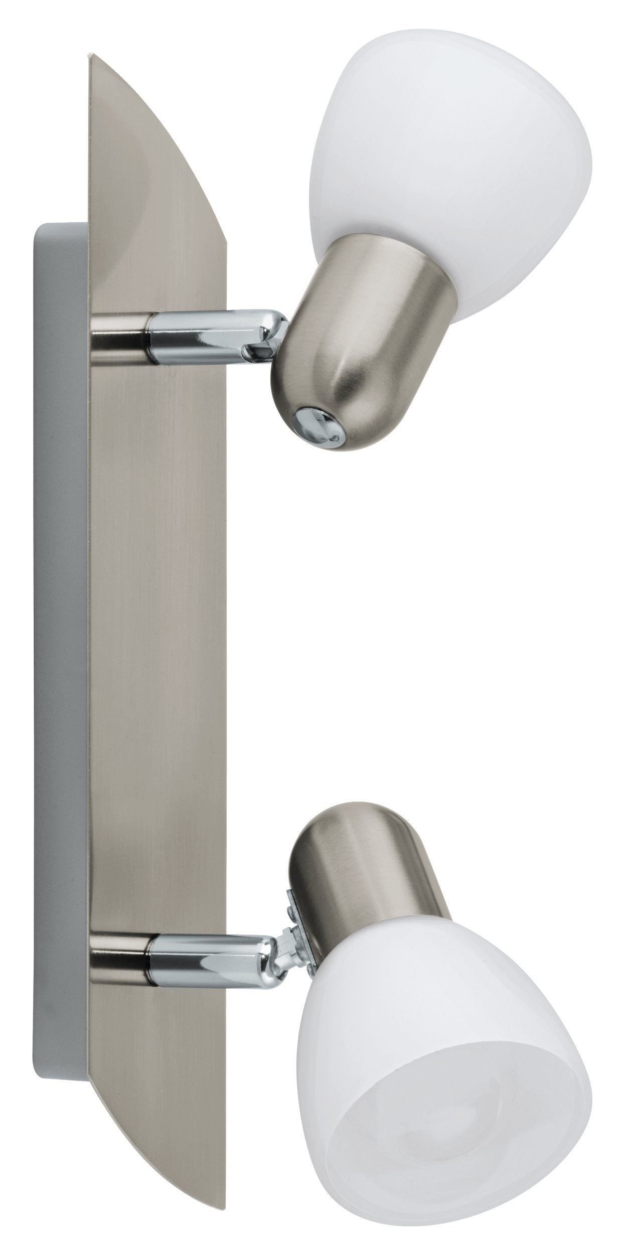 Foco 2 luces cristal satinado - Eglo Enea | Leroy Merlin