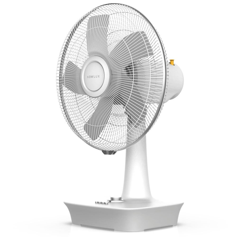 Newlux - Ventilador de sobremesa Desk W500 5 Aspas (Ø 40cm) | Leroy Merlin