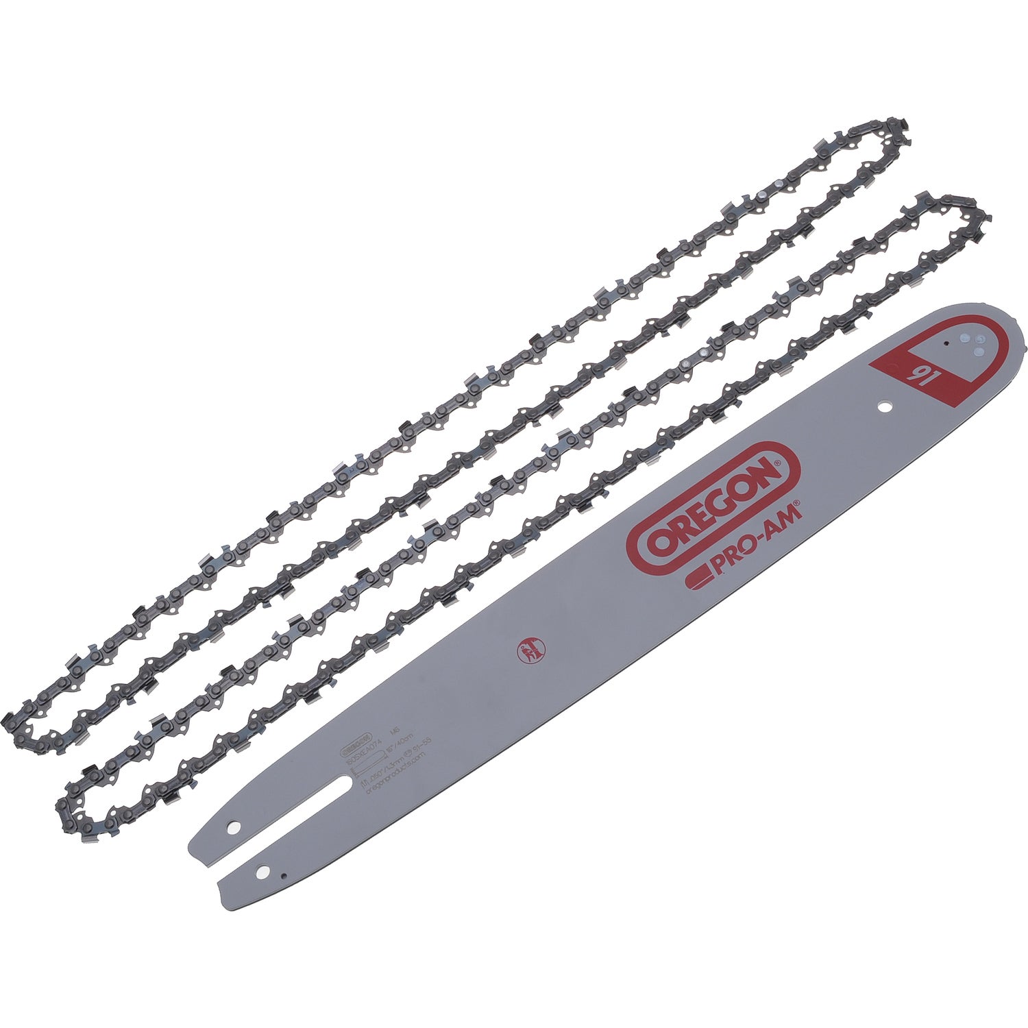 Combo Oregon gamme Pro guide 40cm 160SXEA074 + 2 chaines 91VXL055E ...