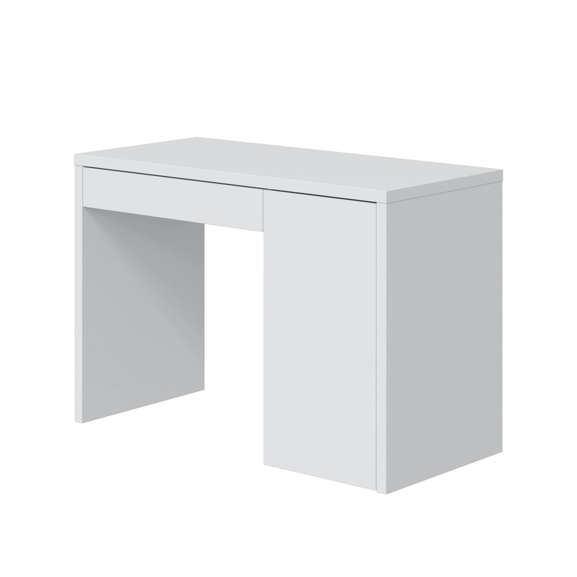 Bureau Andi, Bureau multifonction réversible avec 1 tiroir et 1 porte ...