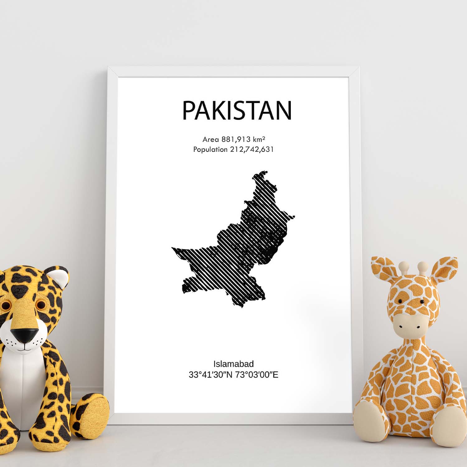 Poster De Pakistan. Láminas De Paises Y Continentes Del Mundo. Sin ...
