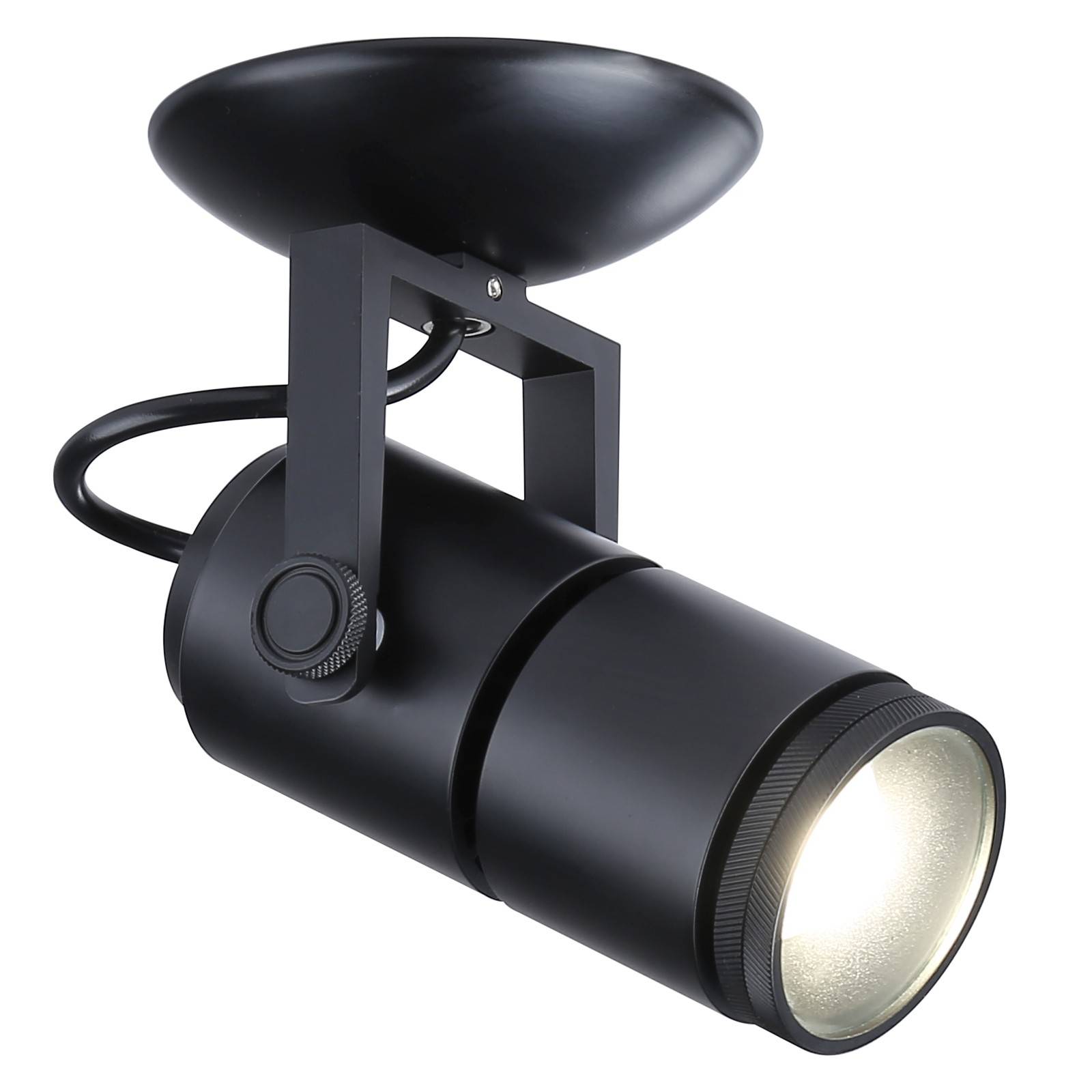 Aplique de techo LED COB "COOPEN" Orientable con Zoom 12W - Negro ...