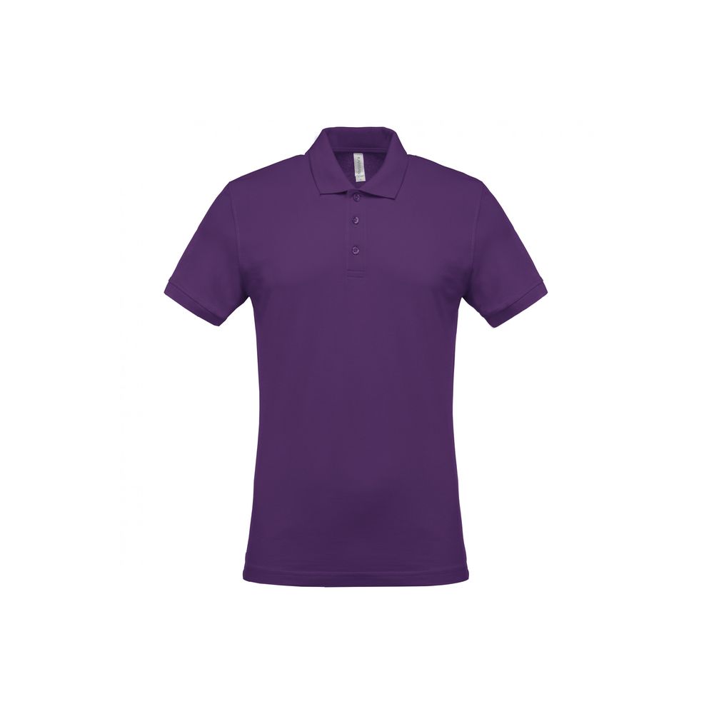 Polo de travail piqué manches courtes homme Kariban Violet XXL | Leroy ...