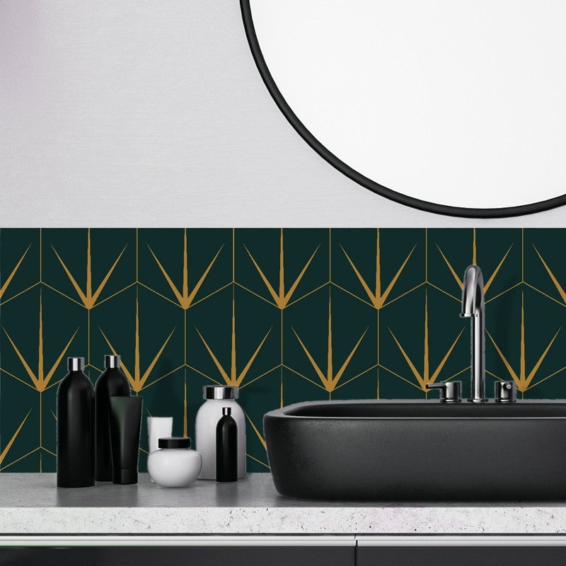 Juego de 2 tiras adhesivas de PVC para baño - 2 x (70 x 30 cm) - 99deco ...